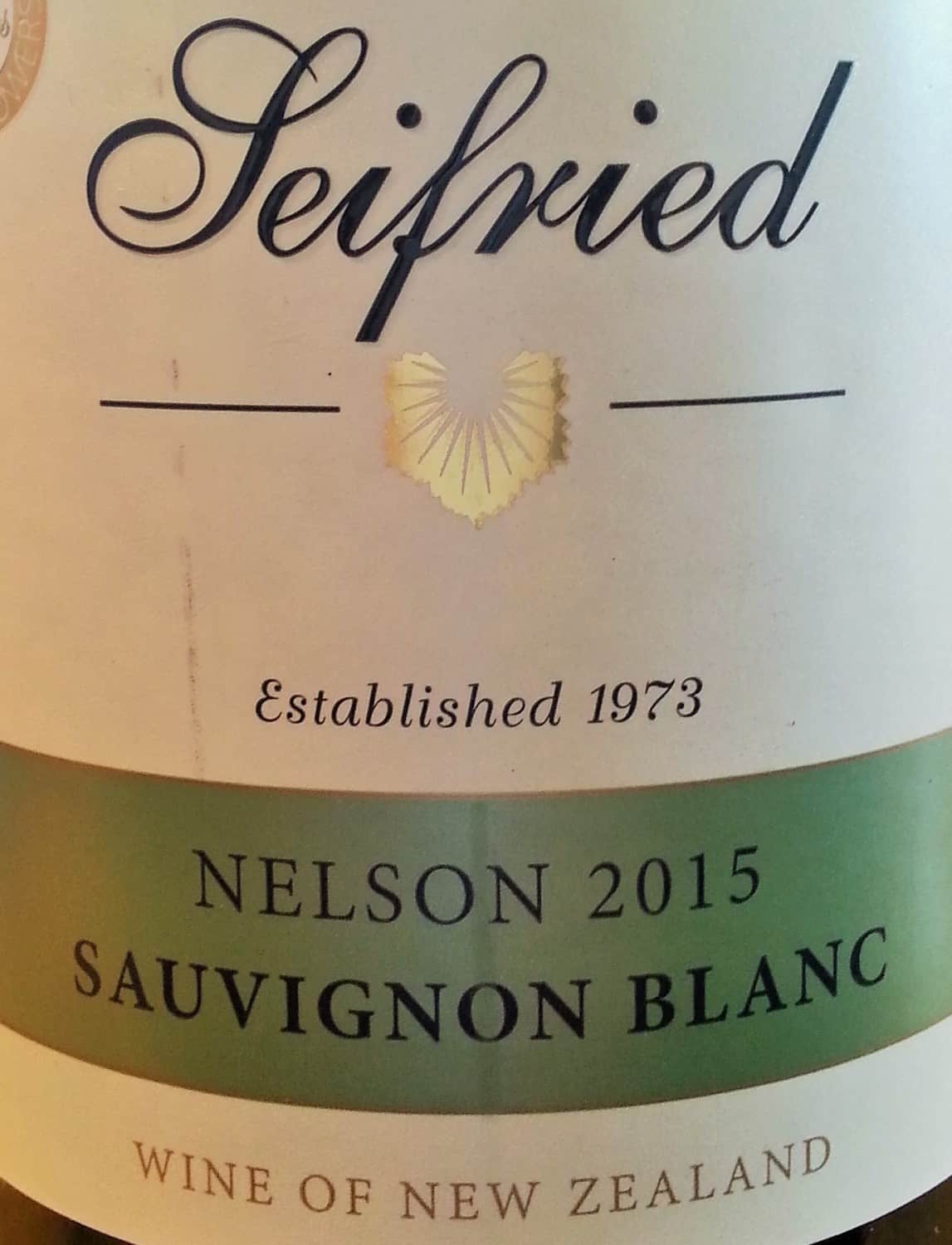 Seifried Estate Nelson Sauvignon Blanc 2015 - Top Tastes | NZ Food and ...
