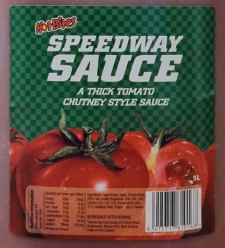 Speedway Sauce - Top Tastes | NZ Food and Beverage Guide